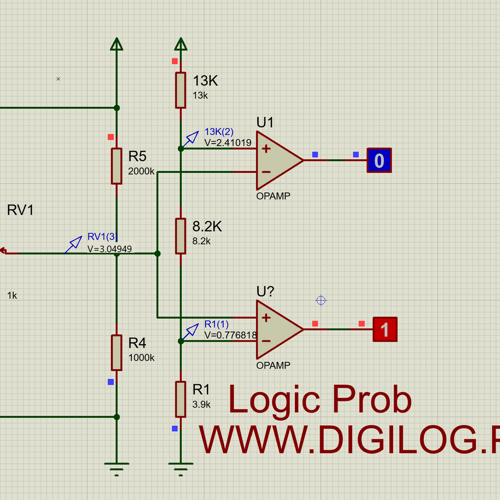 Logic Prob Simulation In Proteus - digilog.pk