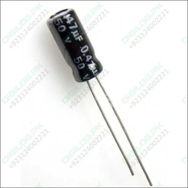 CAPACITOR 50V 0.47UF - Digilog.pk