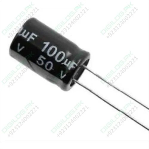 Aluminium 100Uf 50V Electrolytic Capacitor - Material Aluminium Voltage ...