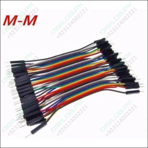 40 Pin Male To Male Arduino Jumper Wires In Pakistan - Digilog.pk
