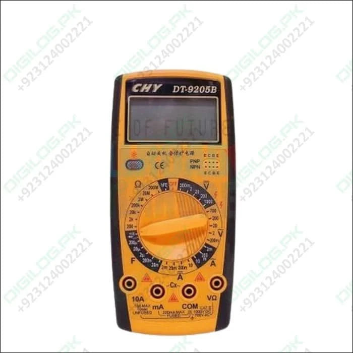 Digital Multimeter - Dt-9205b | Measuring DC 200mV-1000V, AC 200mV-700V ...