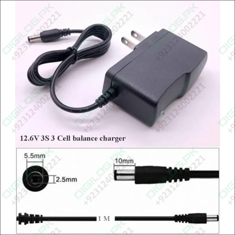 18650 Lithium Ion 3 Cell Charger - Digilog.pk