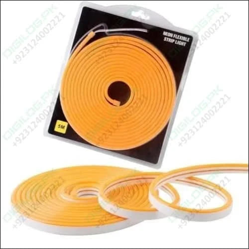 12v Orange Neon Flexible Strip Light IN Pakistan - digilog.pk