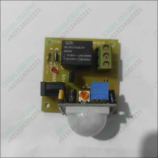 12V PIR Motion Sensor Switch Module In Pakistan - Digilog.pk