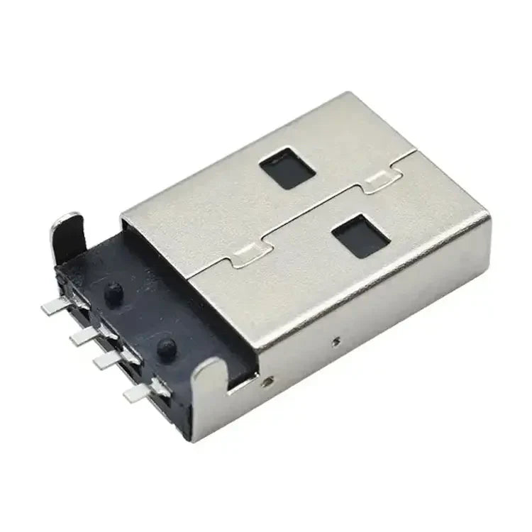USB-A Board Mount Connector - Male TH | USB 2.0 Standard, Vertical ...