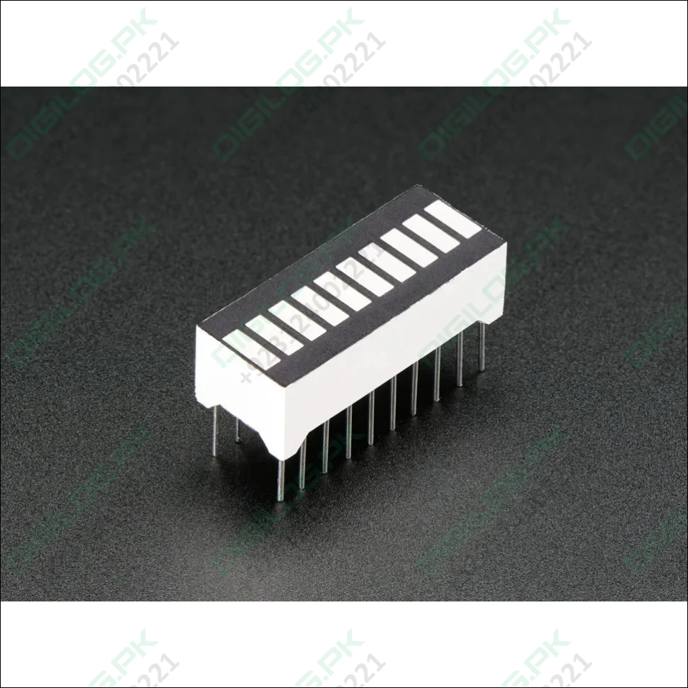 Green 10 Segment Light Bar Graph LED Display for Data Visualization ...