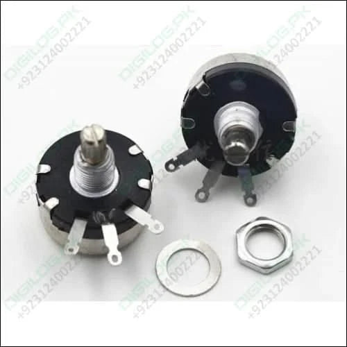 4.7k 1W Single Turn Rotary Taper Carbon Wire wound Potentiometer Volume ...