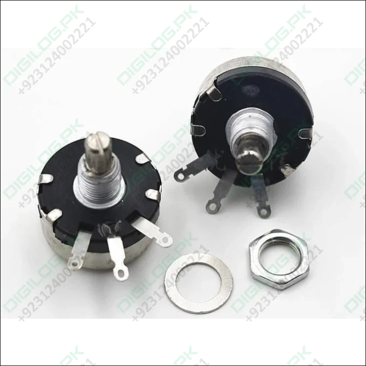 1K 1W Single Turn Rotary Taper Carbon Wire wound Potentiometer Volum ...