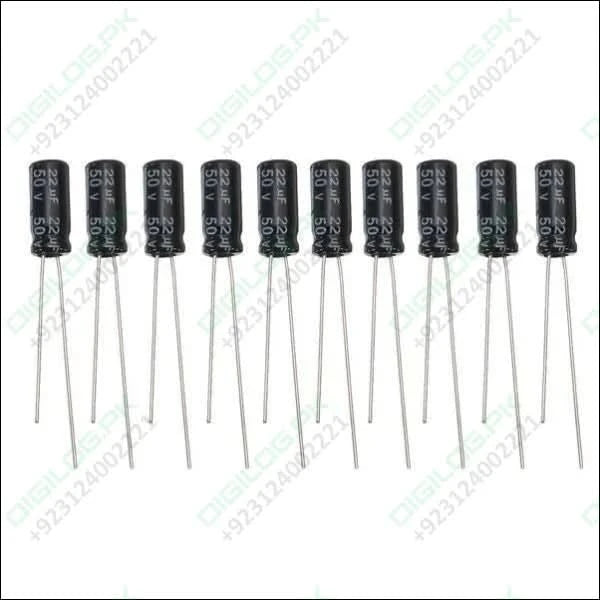 Buy 22uf 50v Electrolytic Capacitor in Pakistan - Aluminum Electrolytic ...