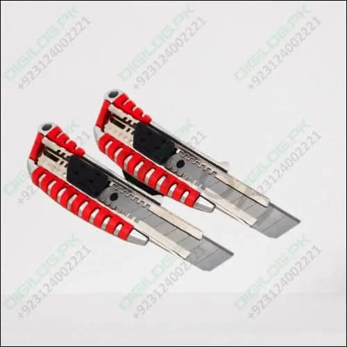 Heavy Duty Knife 24mm Alloy Steel Blade Cutter In Pakistan - Digilog.pk