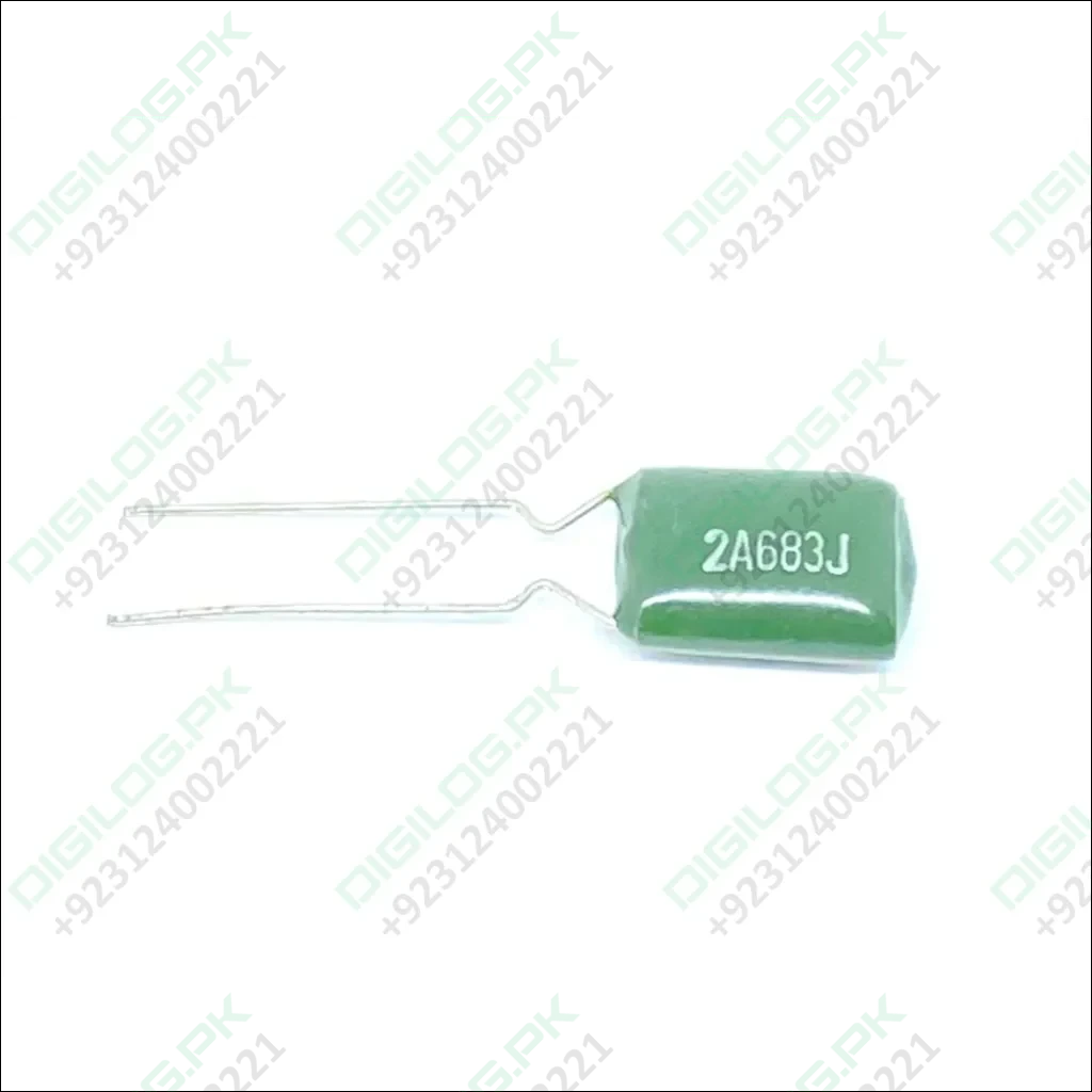 Mylar Film Capacitor 100V 0.068uF 68nF 5% Polyester - Digilog.pk