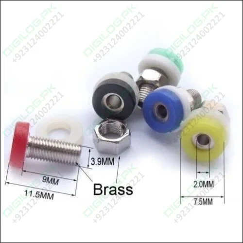 2mm Banana Female Socket Jack Connector for 2 mm - Digilog.pk