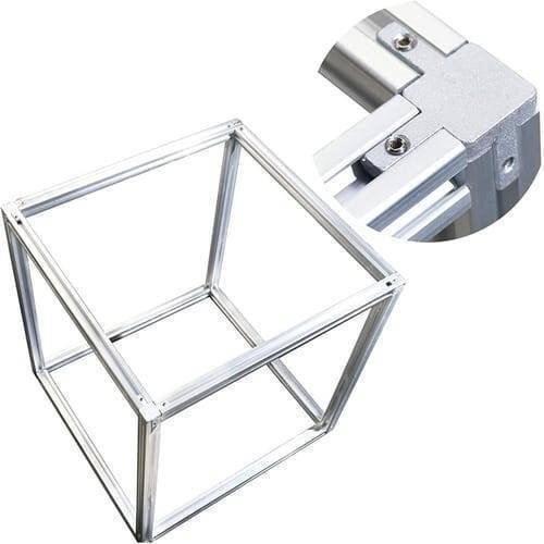 3 Way End Corner Bracket Connector for T Slot Aluminum Extrusion ...
