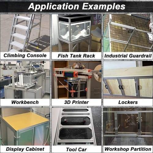 3 Way End Corner Bracket Connector for T Slot Aluminum Extrusion ...