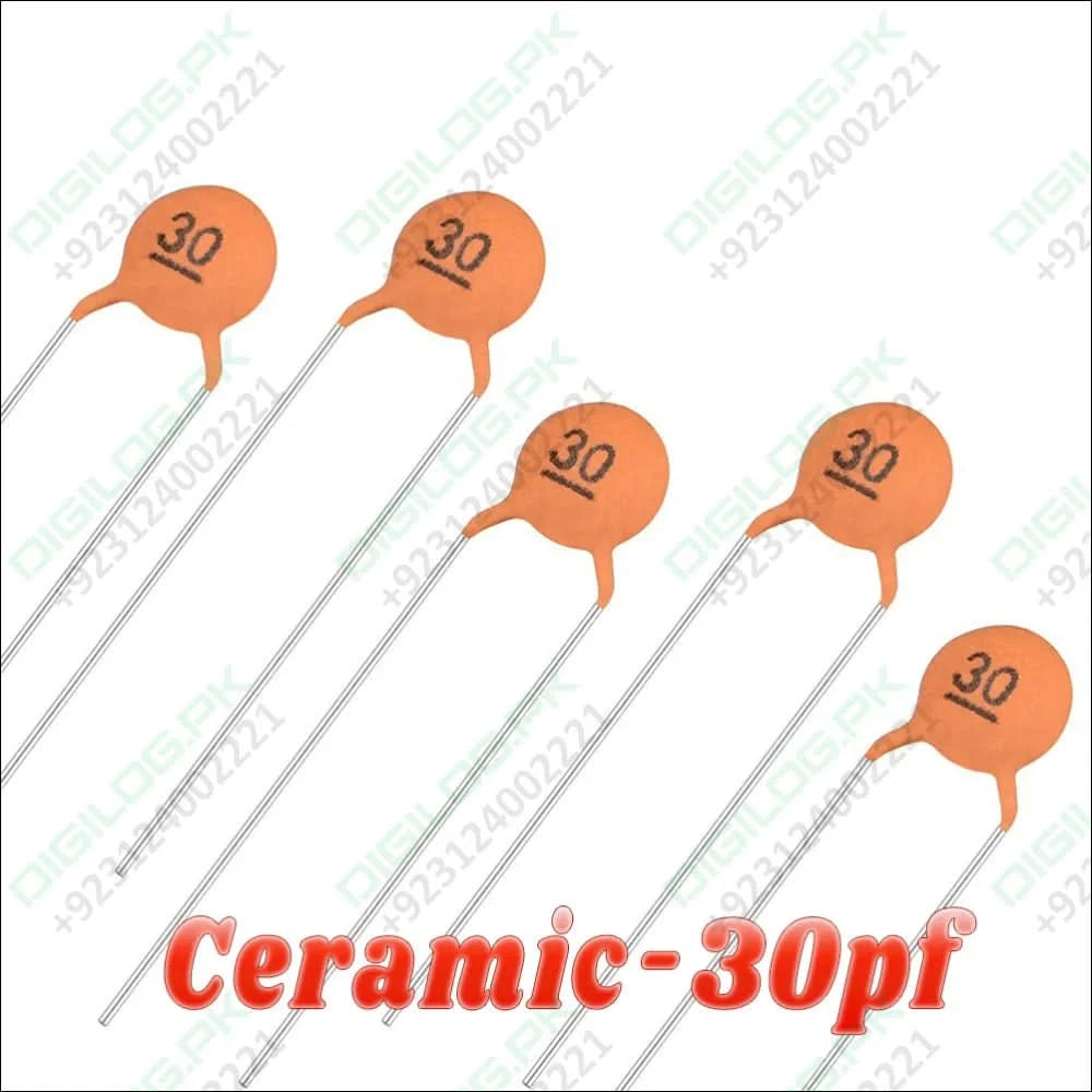 30pf Ceramic Capacitor - Digilog.pk