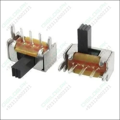 3 Pin 2 Position Panel Mount Micro Vertical Slide Switch High Knob In ...