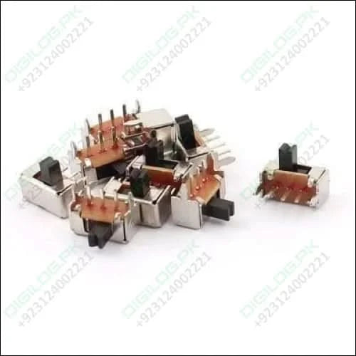 3 Pin 2 Position Panel Mount Micro Vertical Slide Switch High Knob In ...