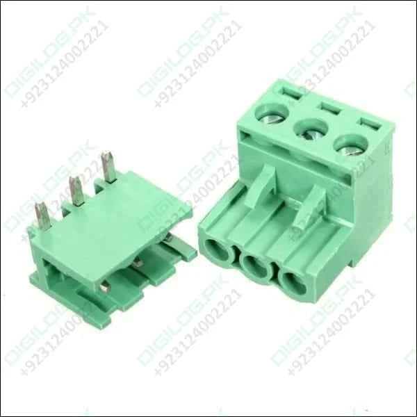 3 Pin Connector PCB Mount Right Angle Bent Screw Terminal - High ...