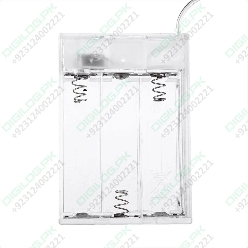 Transparent Battery Case Holder with Switch for 3 AA Batteries (Stock ...