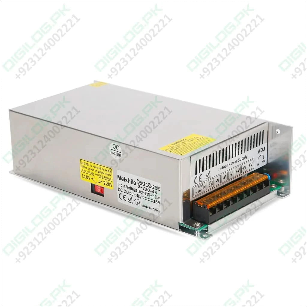 48V 15A Industrial Power Supply: Reliable Industrial Solution - Digilog.pk