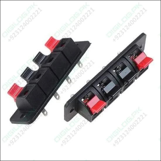 4 Position Speaker Socket Connector: Versatile and Easy to Use - Digilog.pk