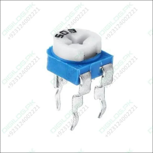 500k Variable Resistor Potentiometer: Adjustable Resistance - Digilog.pk