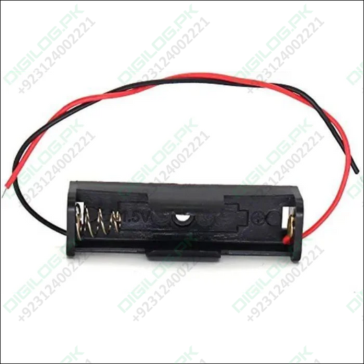 Single 1 AA Battery Holder with Leads | 1.5V Voltage Output | Pack of 5 ...