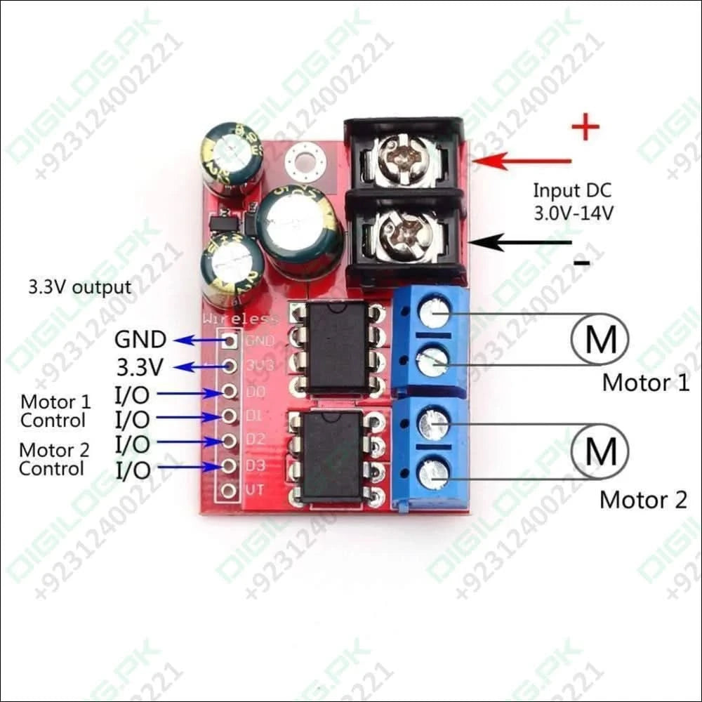 Dual Motor Drive Module: Powerful and Efficient Motor Control - digilog.pk
