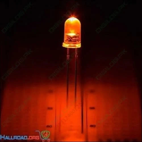 5mm Orange LED Lights: Add a Warm Glow to Your Projects - digilog.pk