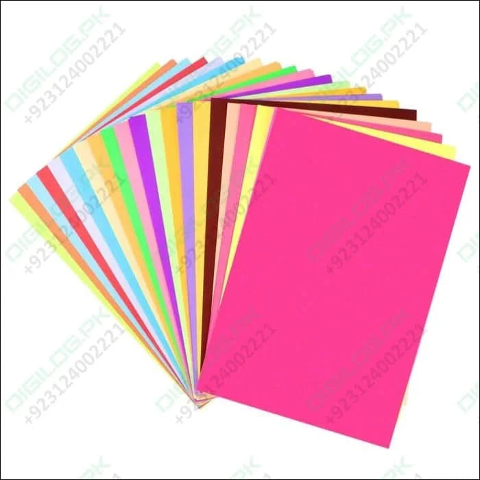 Colour Paper Sheets, Multi Colors - Digilog.pk