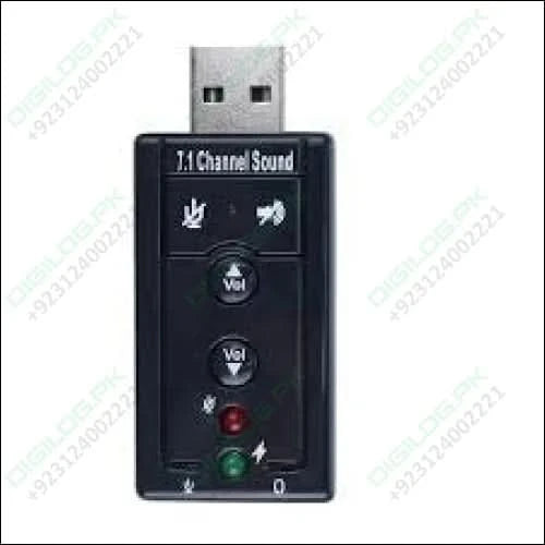 7.1 Channel USB External Sound Adapter In Pakistan - Digilog.pk