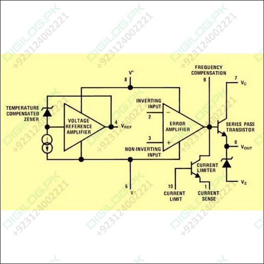LM723 Voltage Regulator IC In Pakistan - Digilog.pk