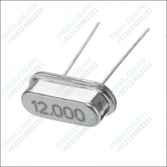 12Mhz Crystal Oscillator Available in Pakistan - Digilog.pk