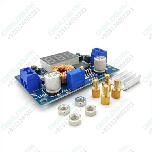 Adjustable Step Down Power Supply Module with Voltmeter Display XL4015 - Digilog.pk