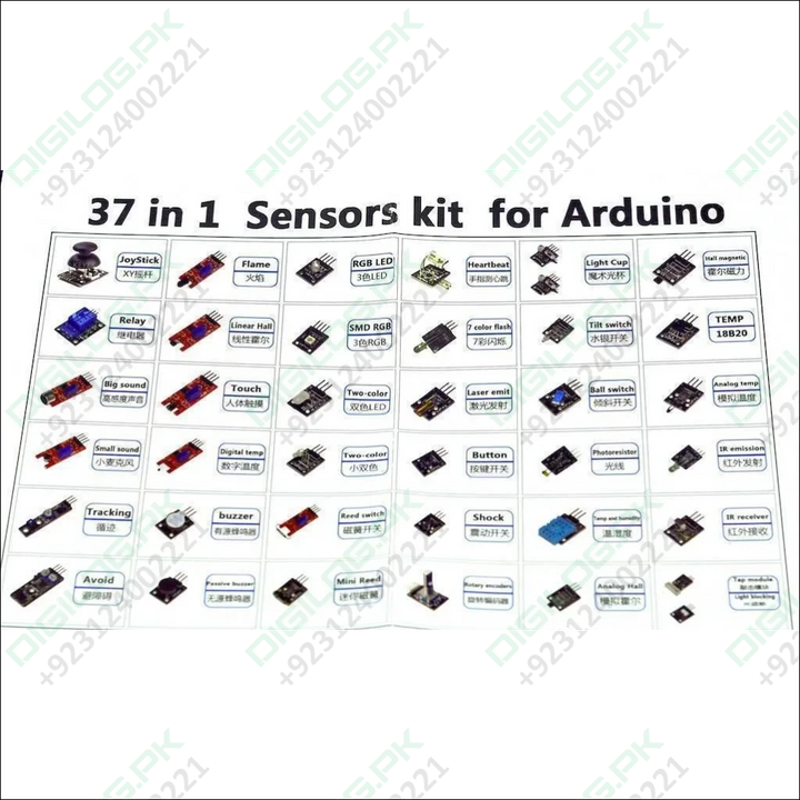 Arduino Sensor Kit In Pakistan 37 In 1 Sensors Kit For Arduino In
