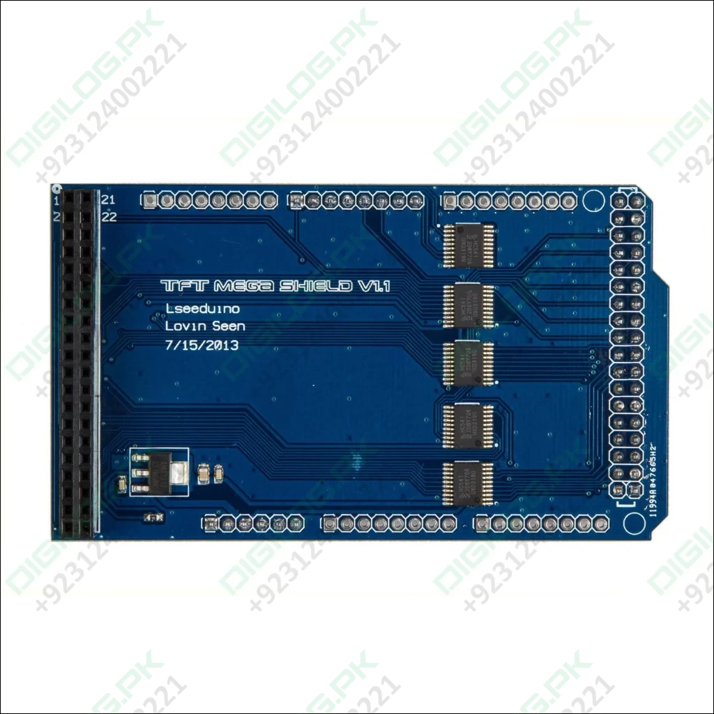 Arduino Mega TFT LCD Shield In Pakistan - Digilog.pk