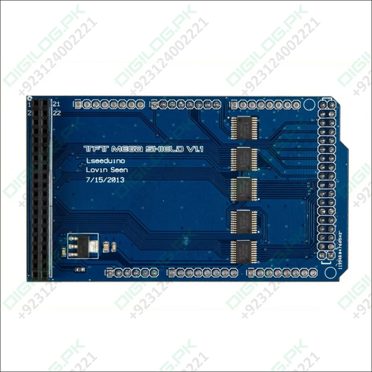 Arduino Mega TFT LCD Shield In Pakistan - Digilog.pk