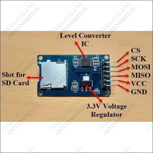 Arduino Sd Card Reader Module In Pakistan Digilogpk
