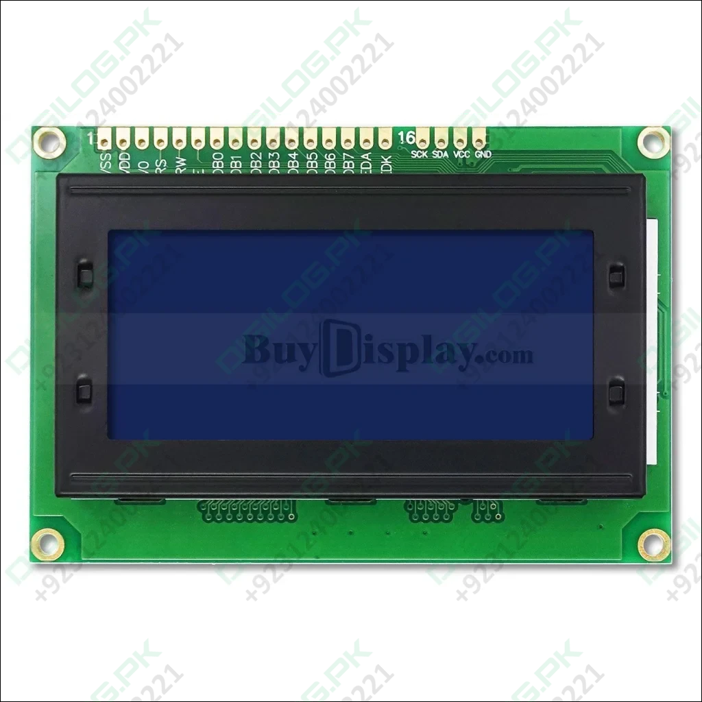 Blue Color 1604A LCD 16X4 LCD Display 1604 LCD Display in Pakistan ...
