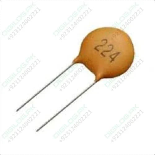 Buy 0.22µF 220,000pF 220nF Capacitors Online at Best Prices in Pakistan | Digilog.pk - Digilog.pk
