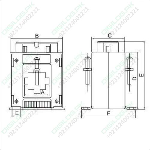 200A CT 200Amp Current Transformer 200A/5A - Digilog.pk