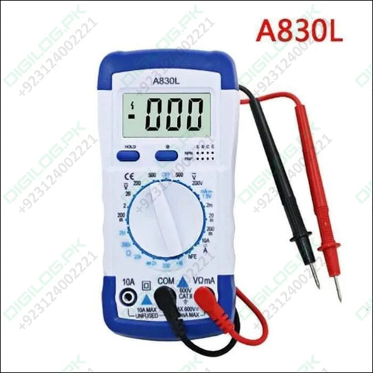 Digital LCD Multimeter A830L In Pakistan - Digilog.pk