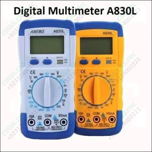 Digital LCD Multimeter A830L In Pakistan - Digilog.pk