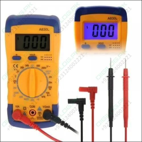 Digital LCD Multimeter A830L In Pakistan - Digilog.pk