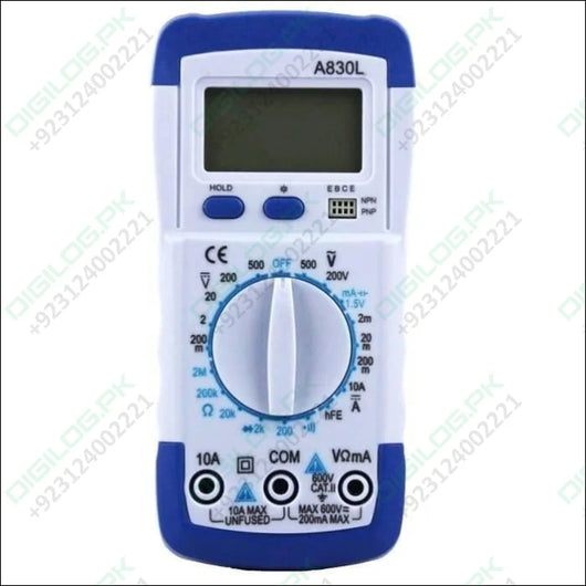 Digital LCD Multimeter A830L In Pakistan - Digilog.pk