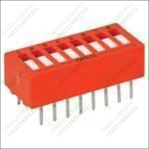 8 Position Dip Switches / Slide Switch for Easy Configuration - Digilog.pk