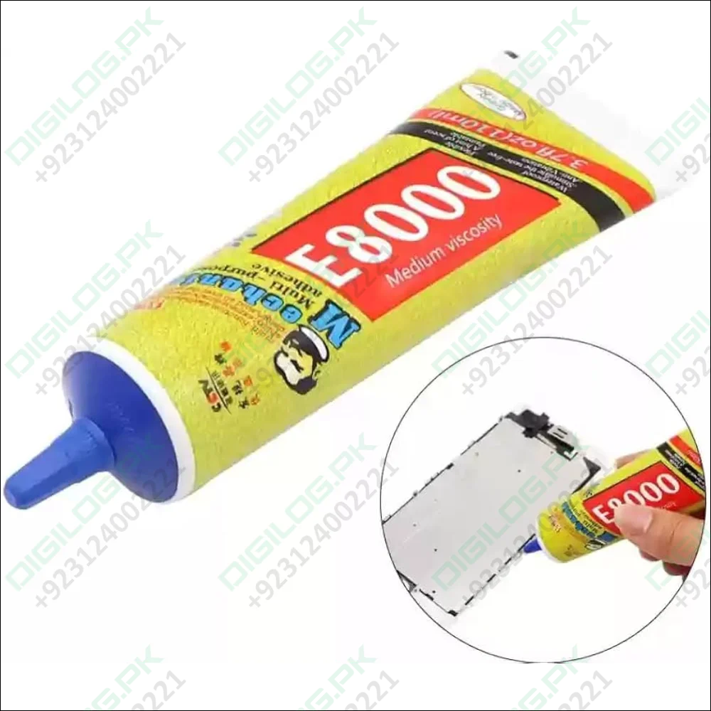 Adhesive E8000 50ml (Transparent) - Strong Adhesive for Porous Surfaces ...