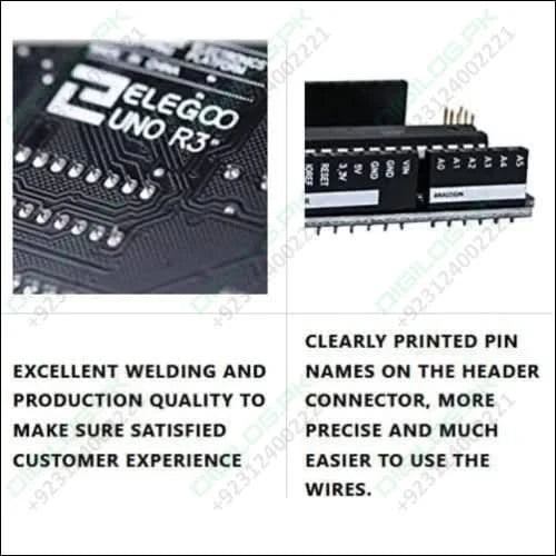 ELEGOO UNO R3 Board with USB Cable Compatible with Arduino IDE In ...