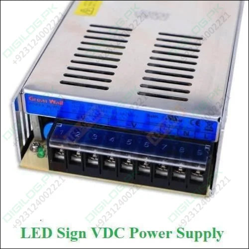 5v 60A 300W LED Sign VDC Power Supply GW-LED300-5 In Pakistan - Digilog.pk