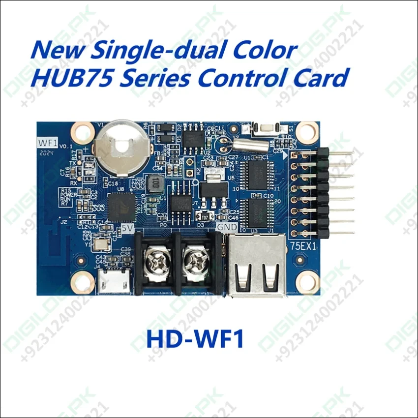 Hd Wf1 Hub75 Full Color Led Sign Control Card Text And Picture Display ...
